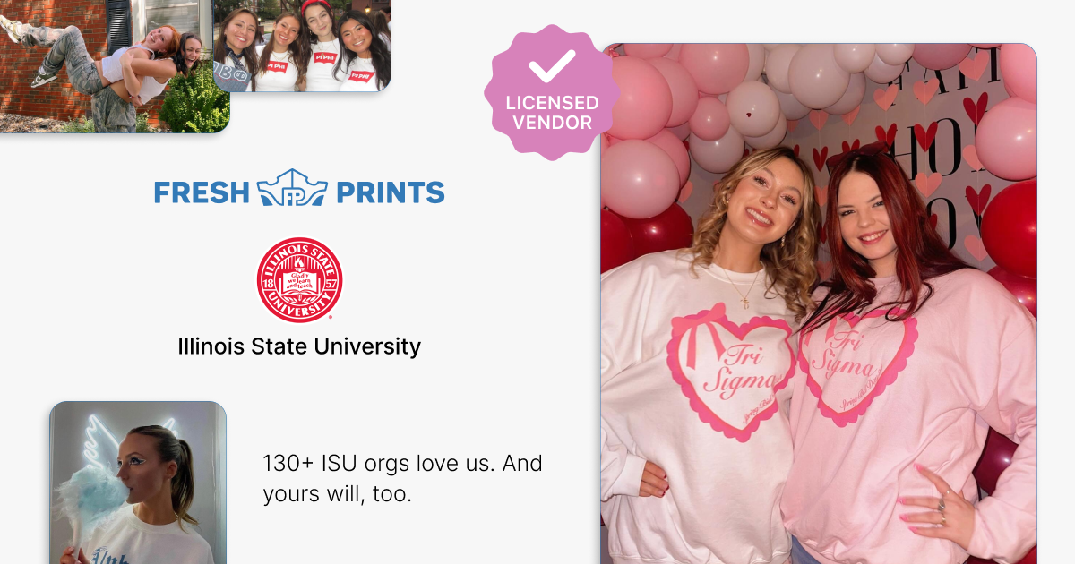 Licensed Illinois State University Merch | Fresh Prints