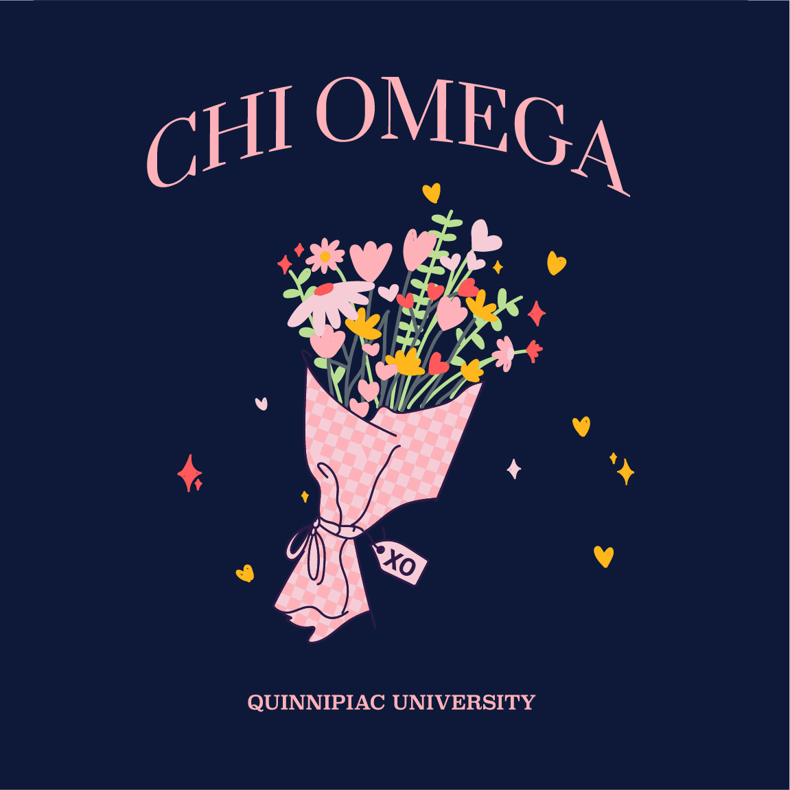 Chi Omega Floral Bouquet PR Tank | Fresh Prints