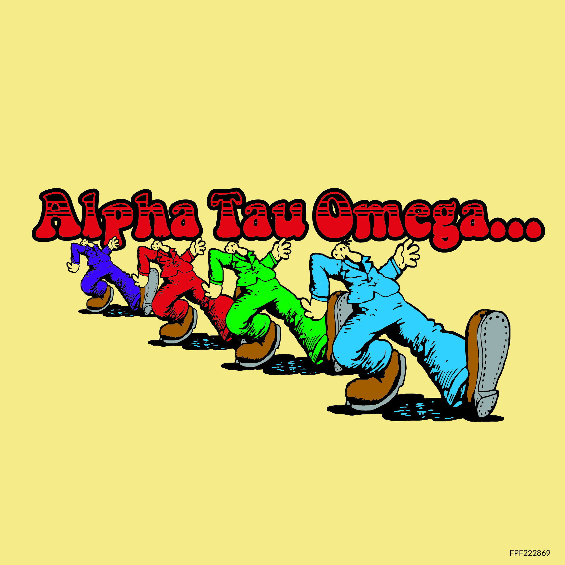 70s Goofy Walk PR Hoodie Alpha Tau Omega Merch | Fresh Prints