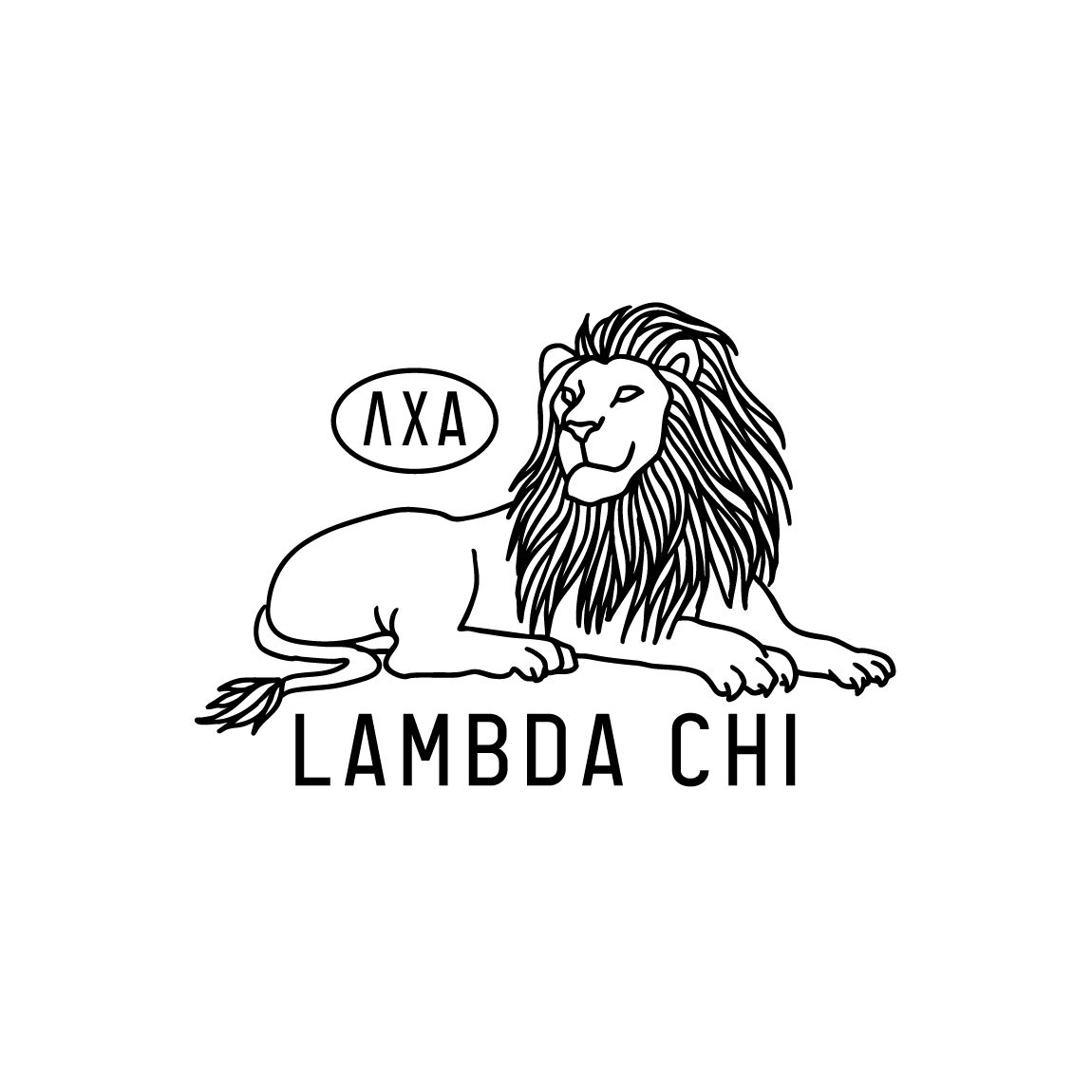 Lambda Chi Alpha Lion Graphic PR Hoodie | Fresh Prints
