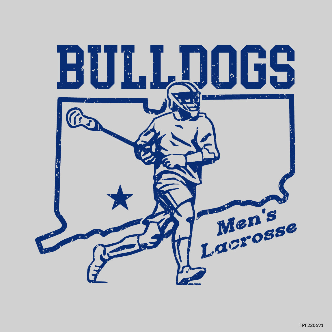 Ready Defense Sweater Men's Lacrosse Merch | Fresh Prints