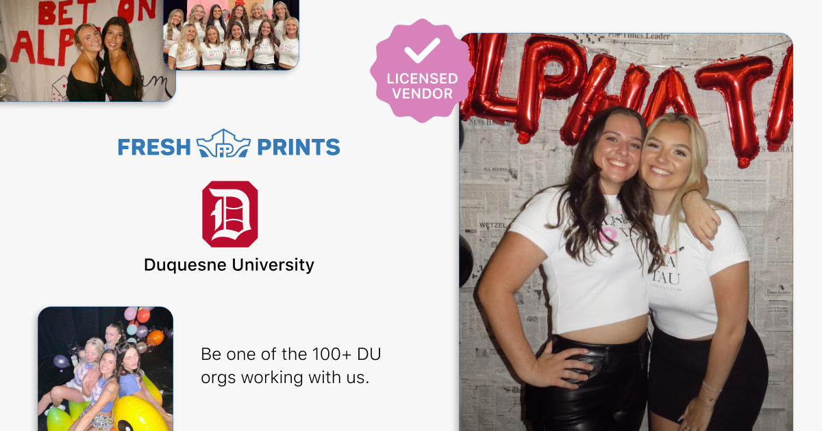 Licensed Duquesne University Merch | Fresh Prints