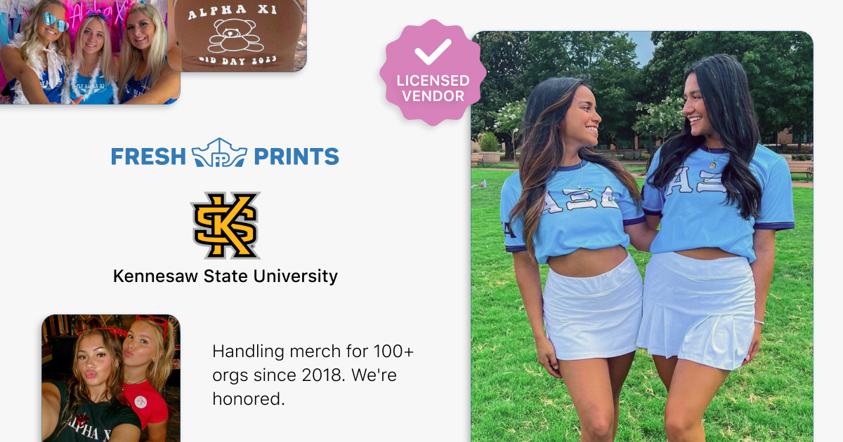 Licensed Kennesaw State University Merch | Fresh Prints