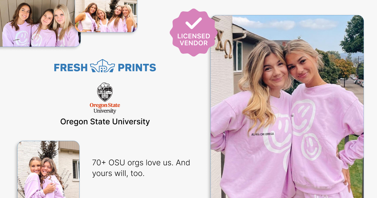 Licensed Oregon State University Merch | Fresh Prints