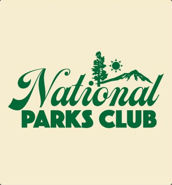 Script Typography with Mountain Illustration Shirt National Parks Club ...