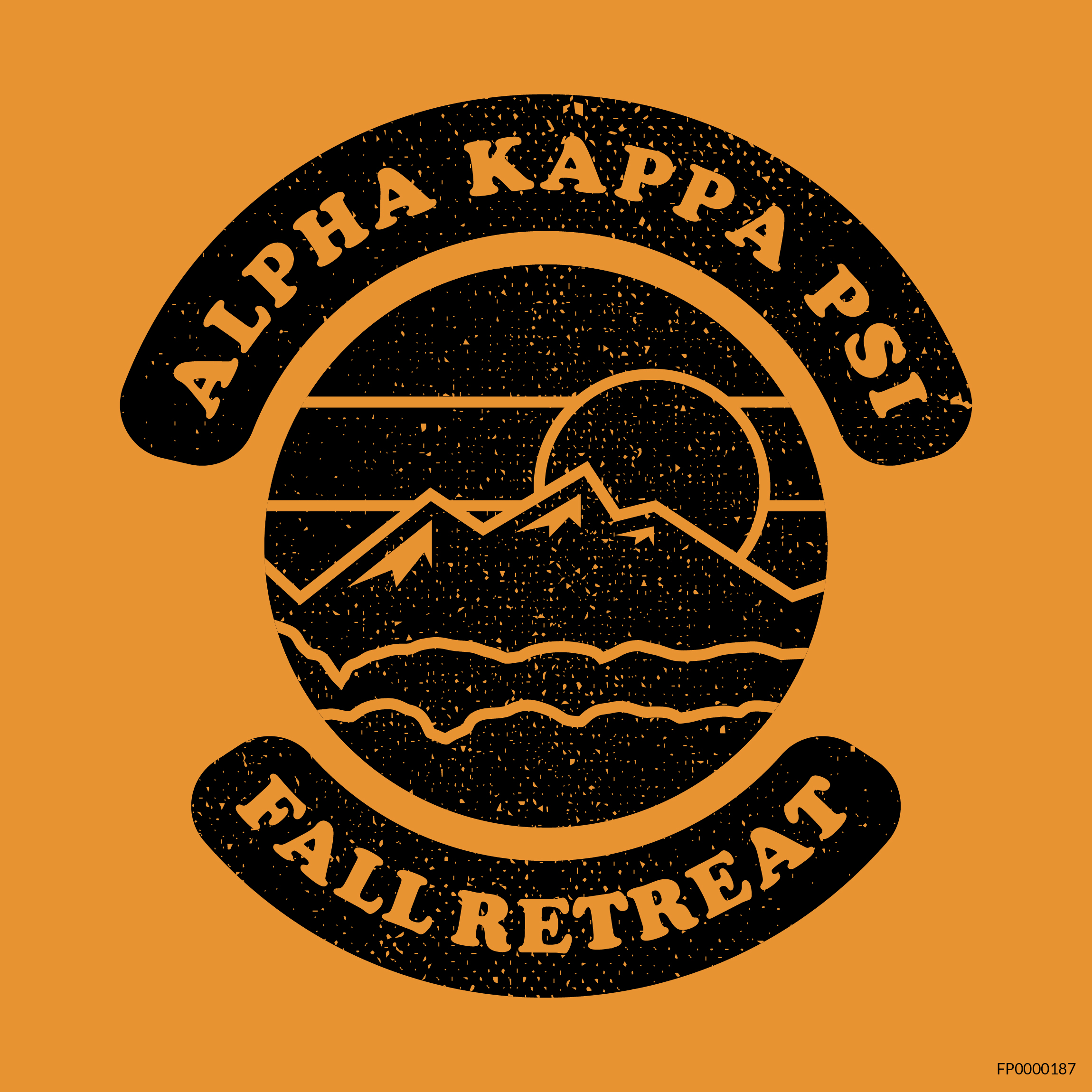 Urban Monochrome Mountain Fall Retreat Shirt Alpha Kappa Psi Merch ...