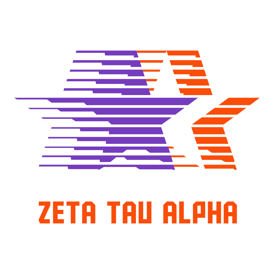 Zeta Tau Alpha Red and Purple Stars in Motion PR Tank Zeta Tau Alpha ...