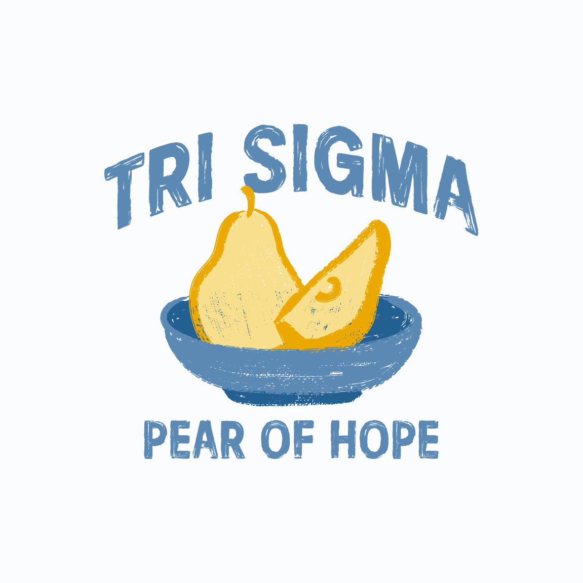 Sigma Sigma Sigma Pear of Hope Philanthropy Shirt | Fresh Prints
