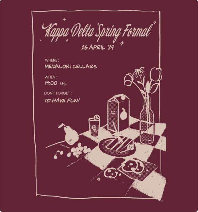 Flower Picnic Spring Formal Shirt Kappa Delta Merch | Fresh Prints