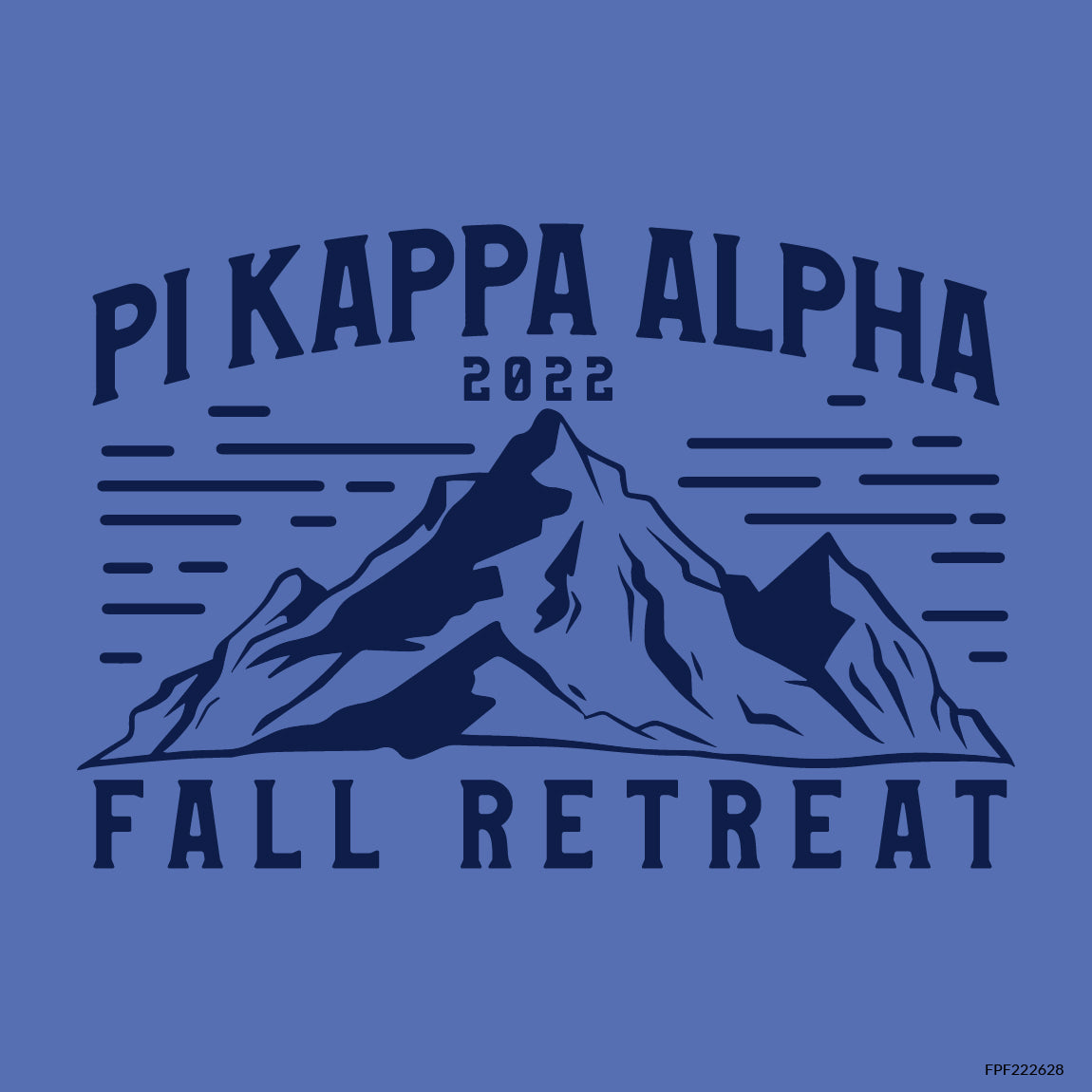 Simple Everest Peak Fall Retreat Shirt Pi Kappa Alpha Merch | Fresh Prints