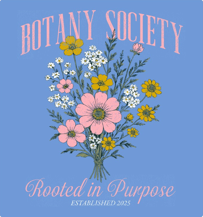 Botany Society Assorted Flower Bouquet Drawing PR Sweater | Fresh Prints