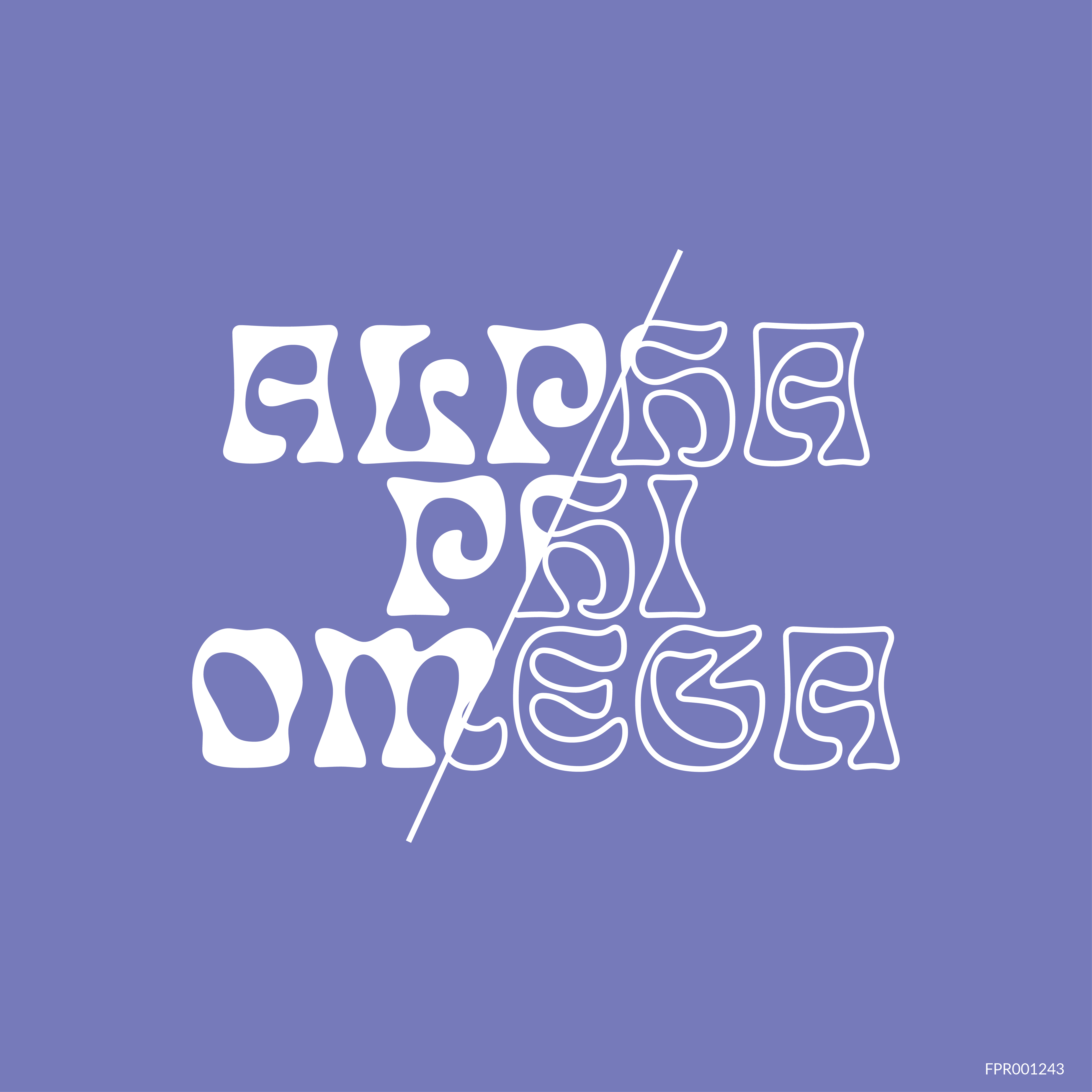 White and Clear Streetwear PR Hoodie Alpha Phi Omega Merch | Fresh Prints